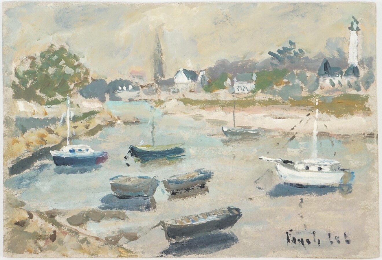 Fanch Lel | Le port de Doëlan (2011) | MutualArt