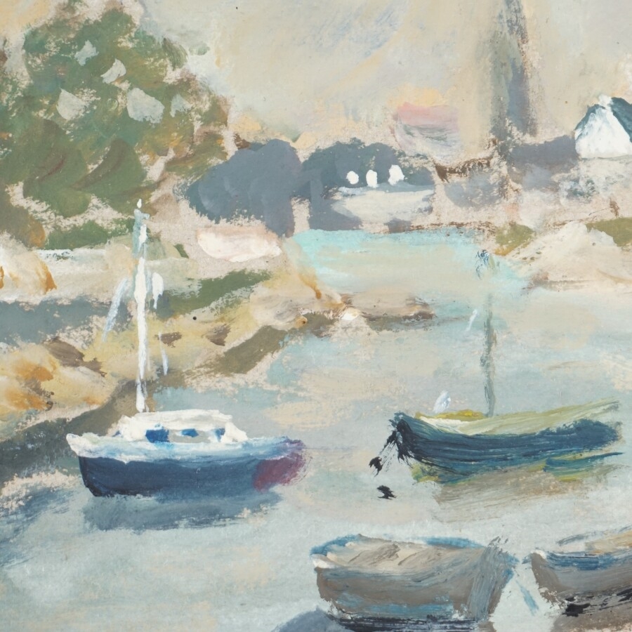 Fanch Lel | Le port de Doëlan (2011) | MutualArt