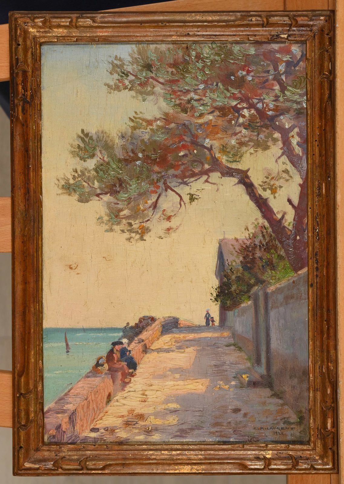 Emmanuel Marcel-Laurent | Chemin en terrasse à Audierne (1922) | MutualArt