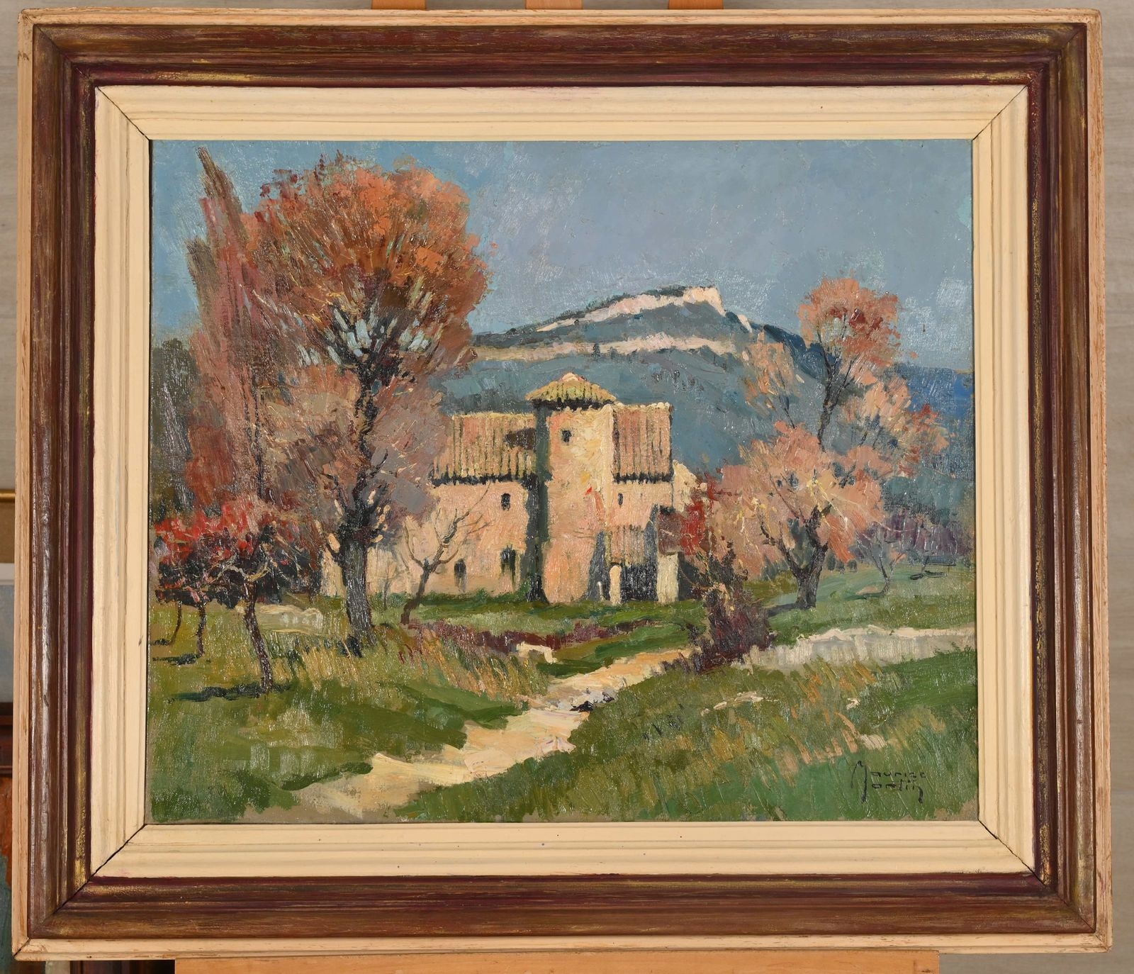 Maurice Martin | Mas provençal au pied de la Sainte Victoire | MutualArt
