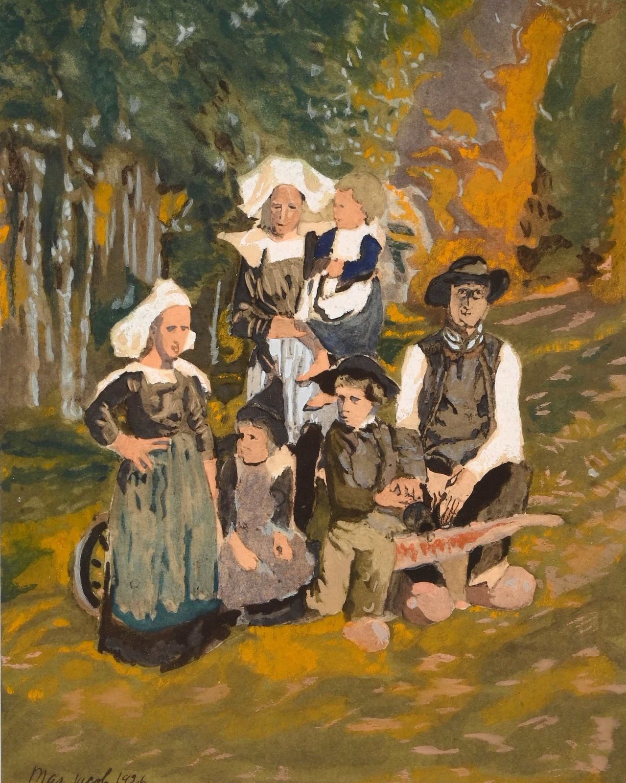 Max Jacob | Famille bretonne (1926) | MutualArt