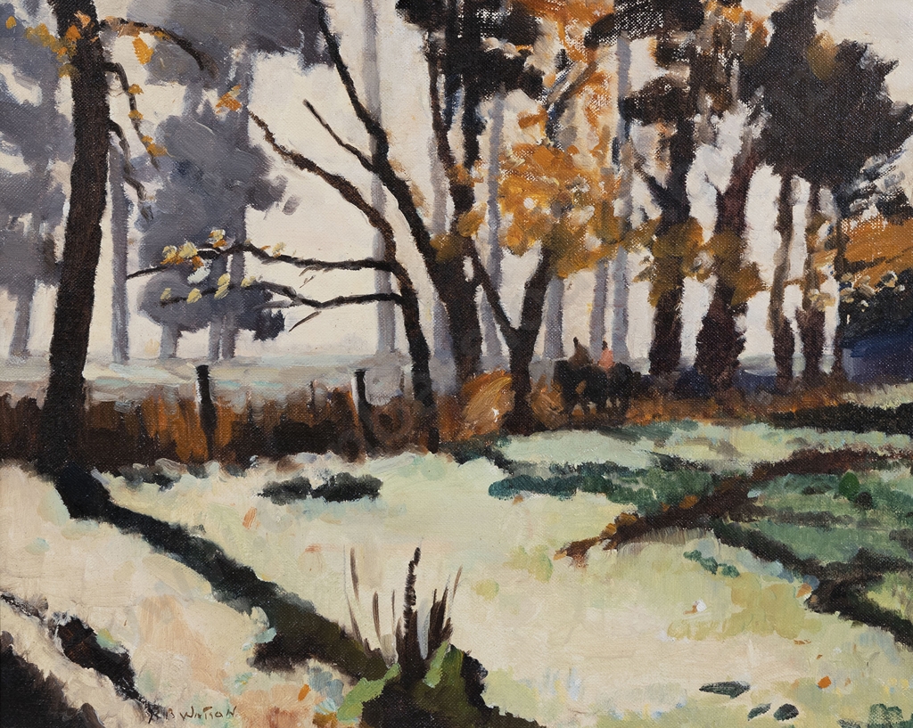 R. B. Watson | Fog in the Forest Kaitoke (1911) | MutualArt