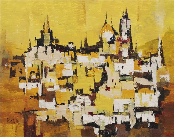 Tom Esplin | Hill Town (1915) | MutualArt