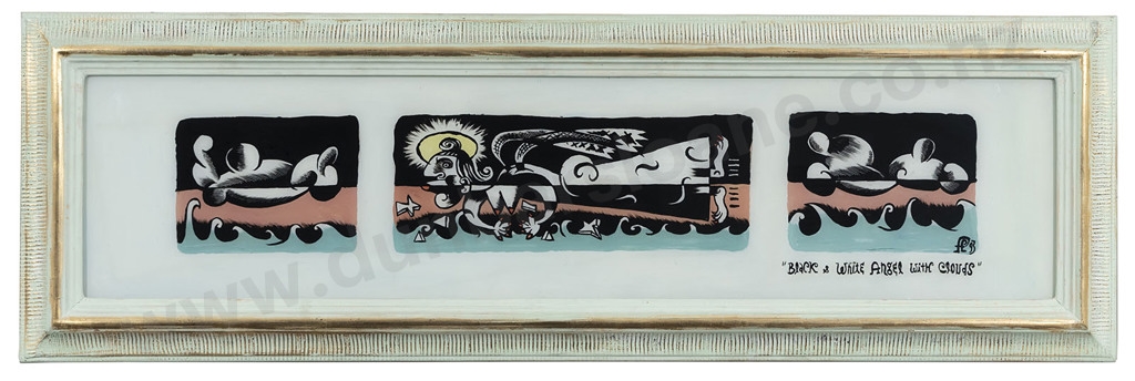 Fane Flaws | Black and White Angel with Clouds (1951) | MutualArt