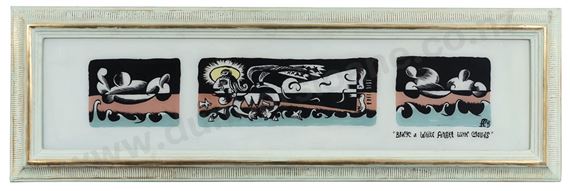 Fane Flaws | Black and White Angel with Clouds (1951) | MutualArt