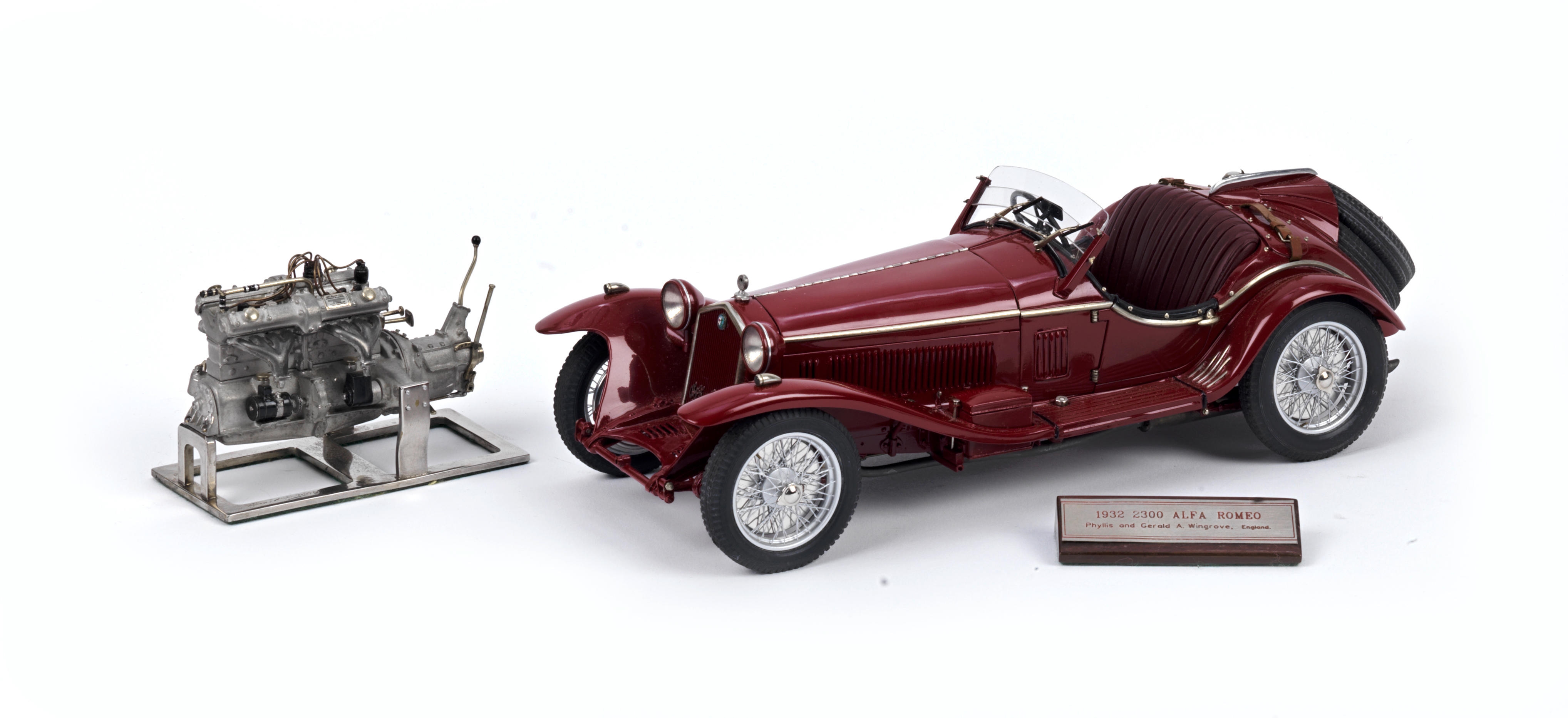 Gerald Wingrove | A 1:15 scale model of a 1932 Alfa Romeo 2.3 8C ...