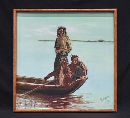 M. Miller | Three Boys in a Boat (1977) | MutualArt