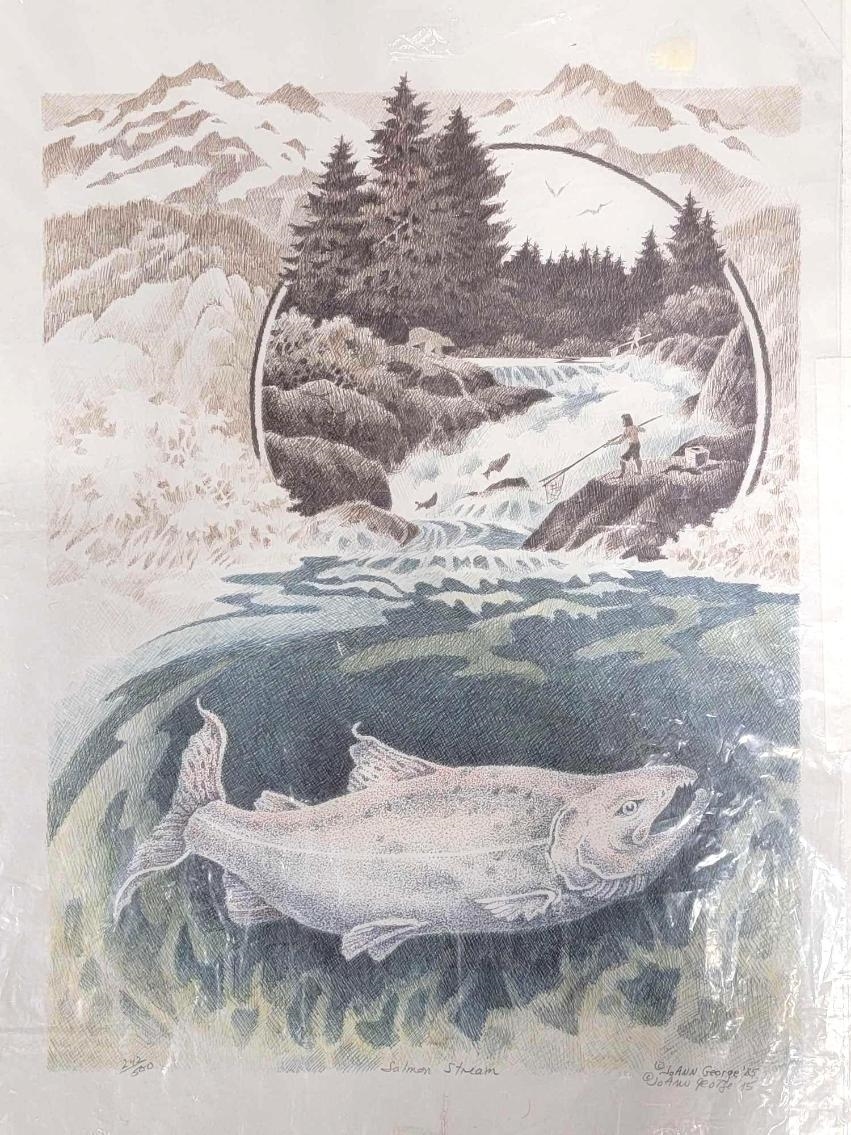 Joann George | Salmon Stream | MutualArt