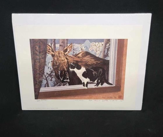 Byron Birdsall | Cat & Moose | MutualArt