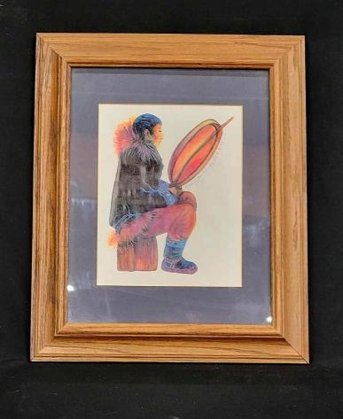 Helen J. Simeonoff | Yupik Drummer | MutualArt