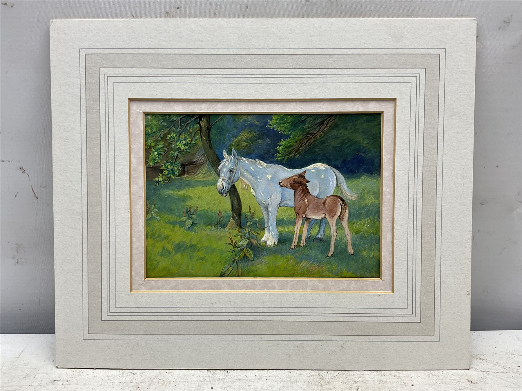 Lucy Kemp-Welch | Ponies in the Orchard | MutualArt