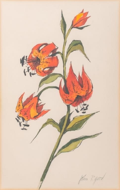 John R. Good | Floral Still Life Watercolor (1937) | MutualArt