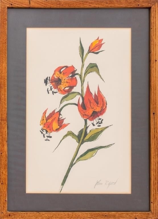 John R. Good | Floral Still Life Watercolor (1937) | MutualArt