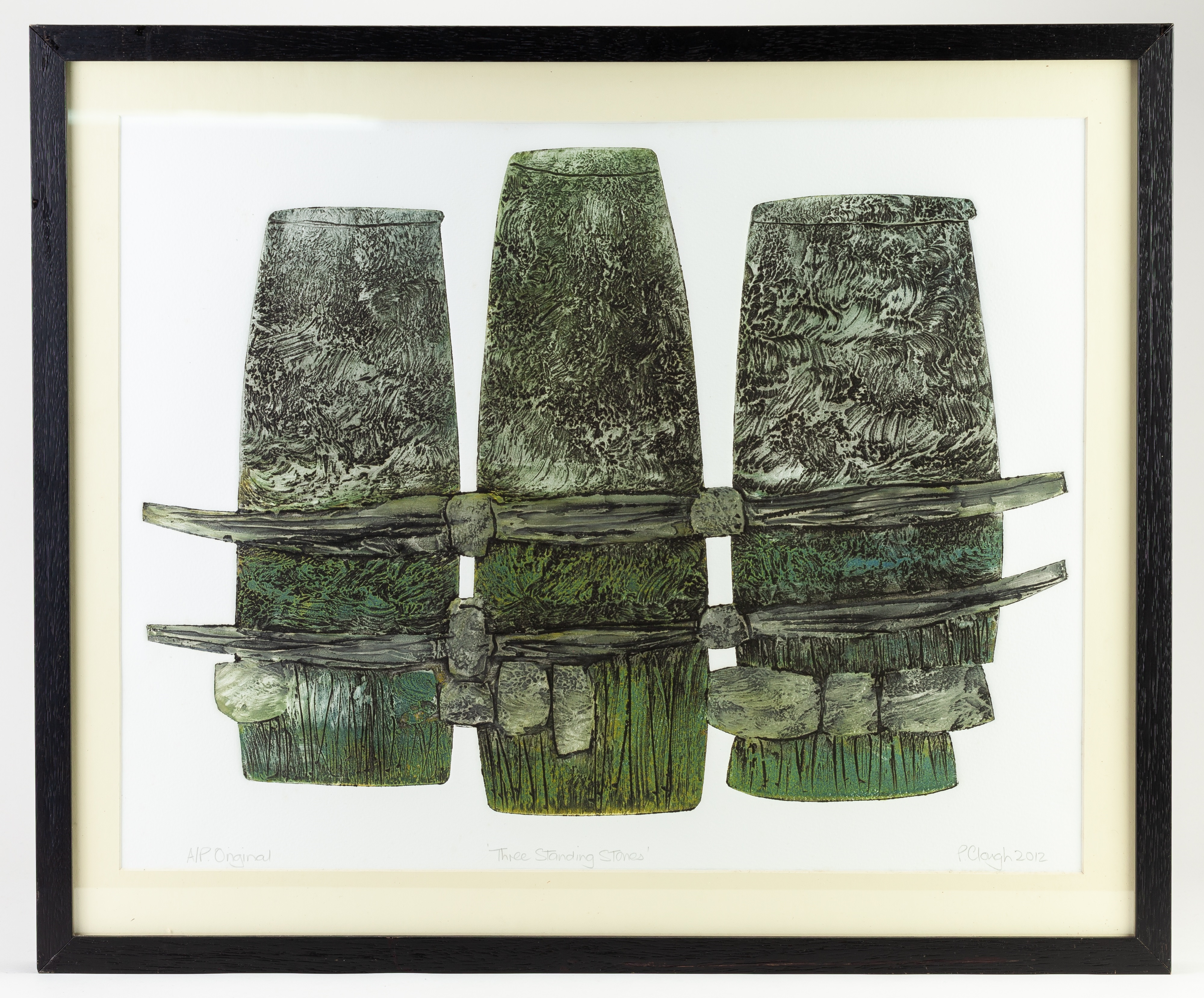Peter Clough | Three Standing Stones | MutualArt
