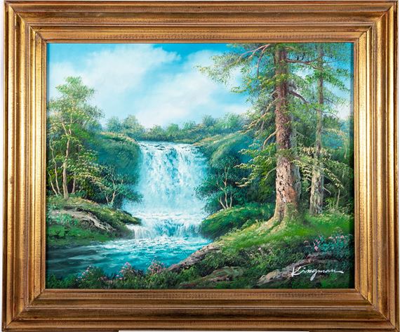 Eugene Kingman | Forest Waterfall | MutualArt
