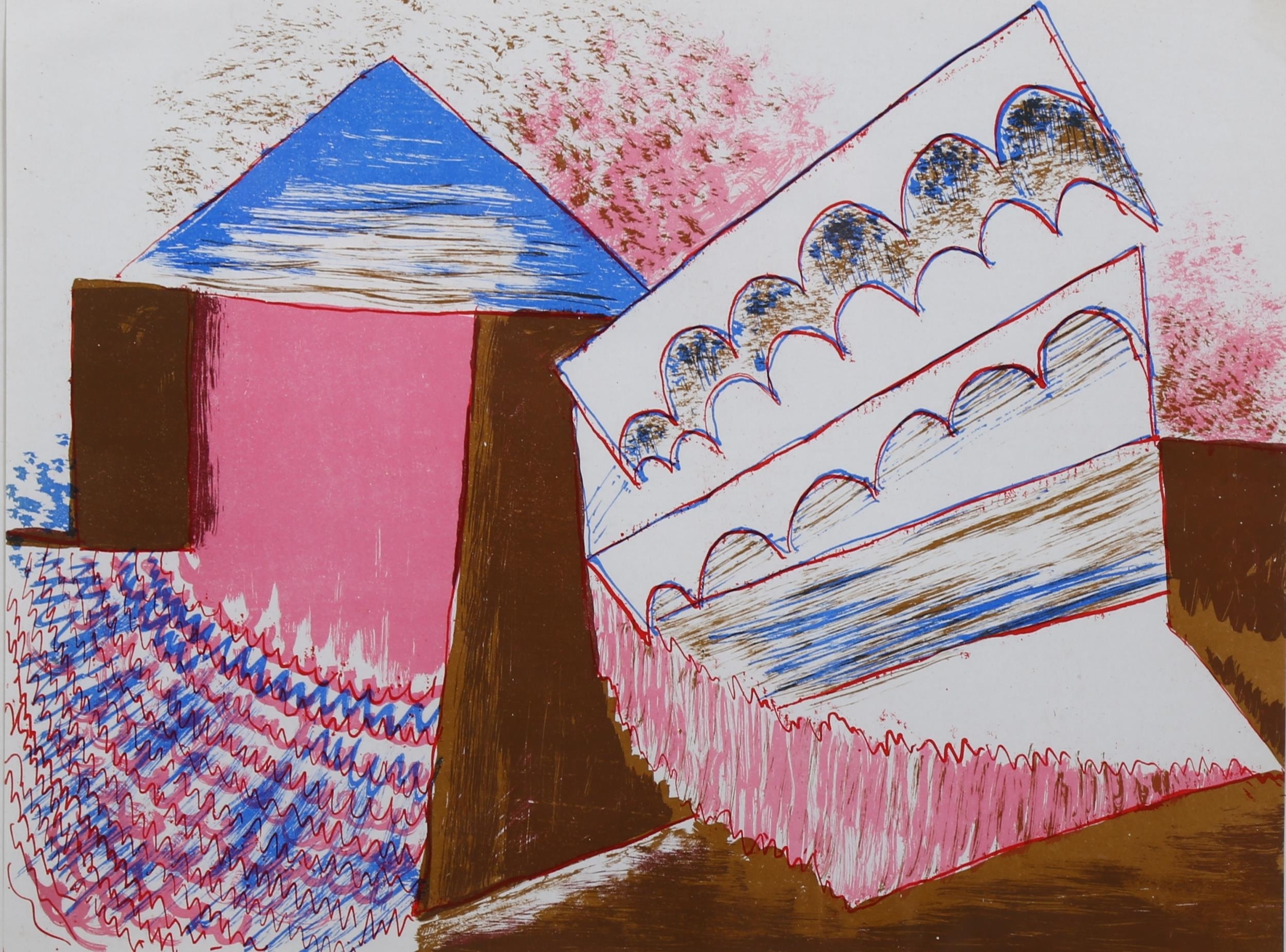 Vilhelm Henry Lundstrøm | surrealist composition (1918) | MutualArt