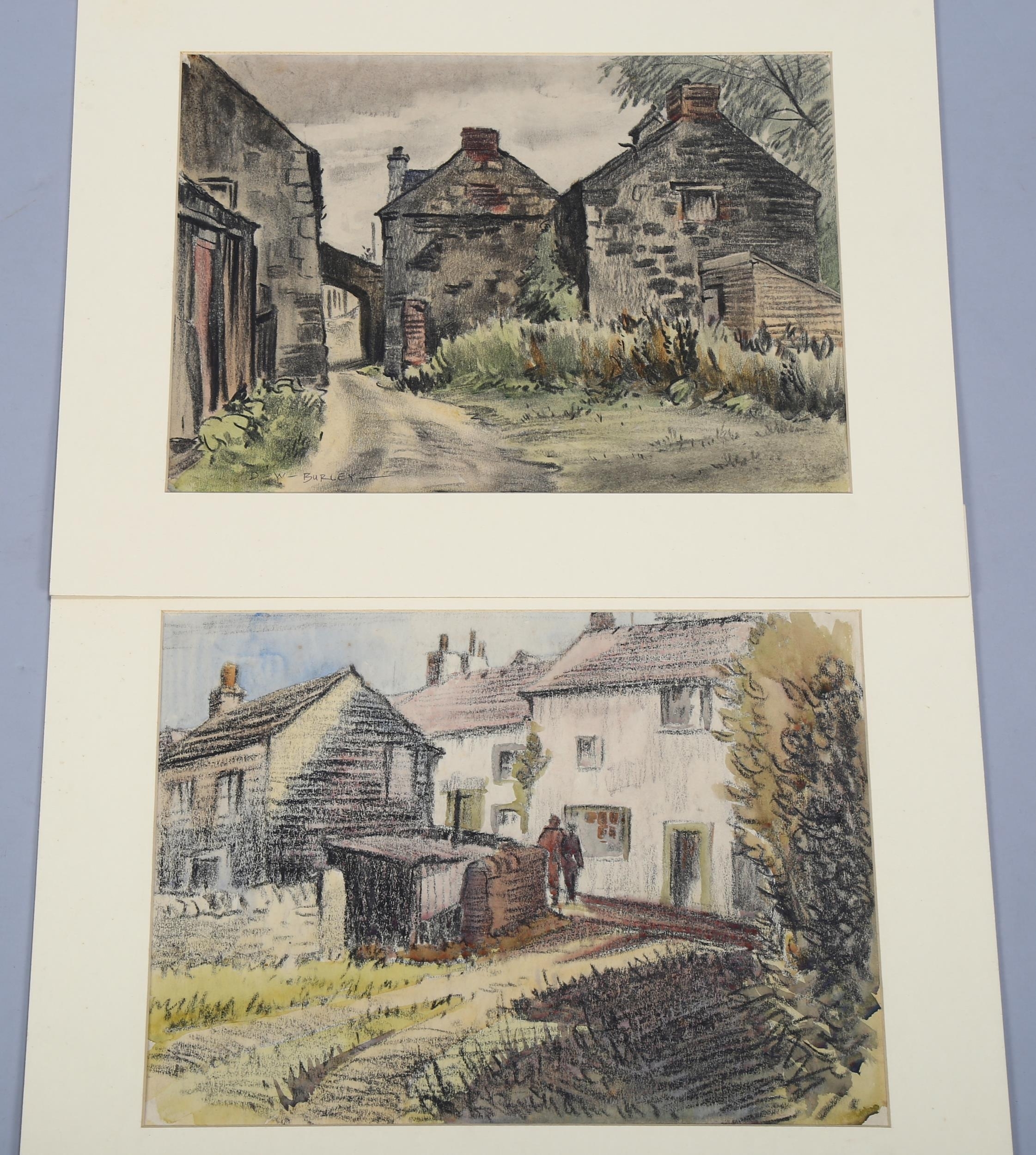 David William Burley | 2 Irish village scenes | MutualArt
