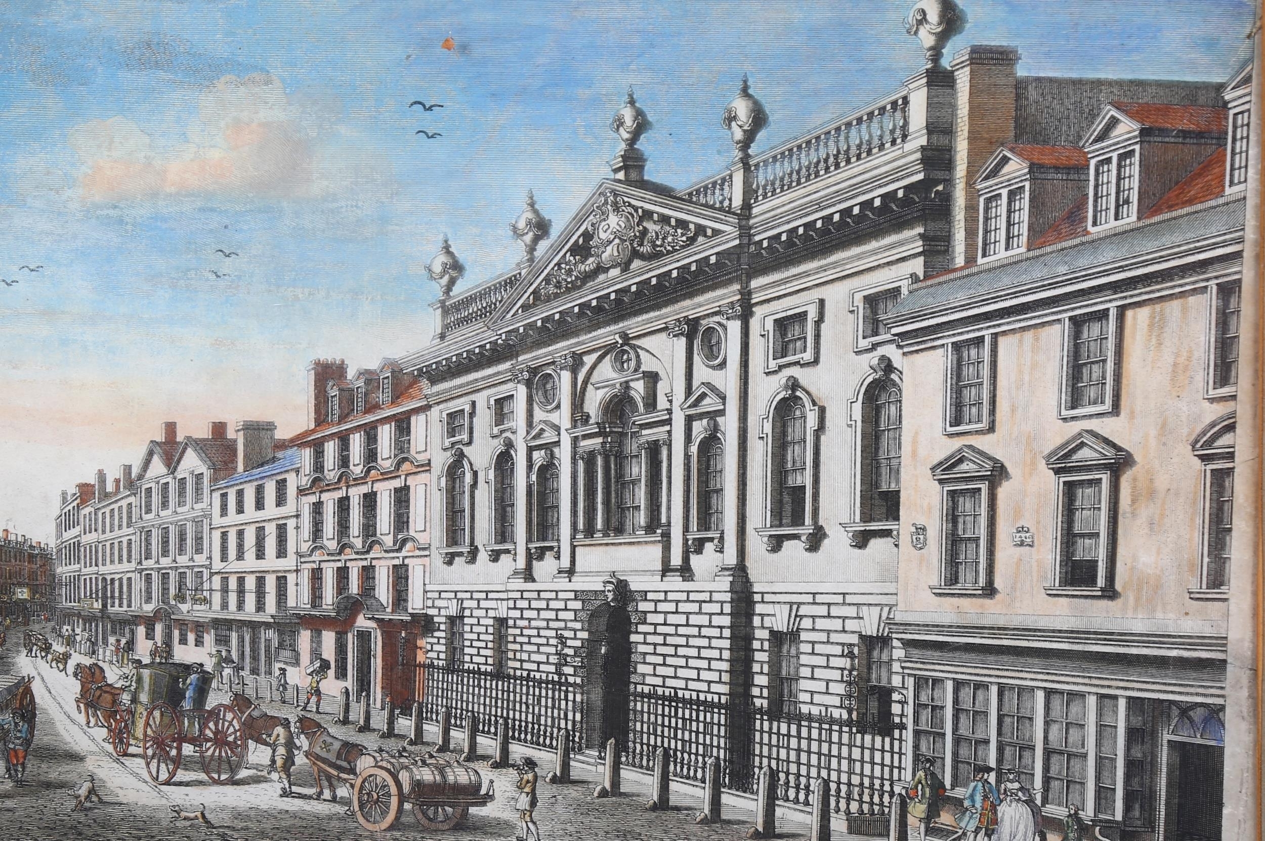 Robert Sayer | 2 rare London views of Somerset House and Ironmongers ...