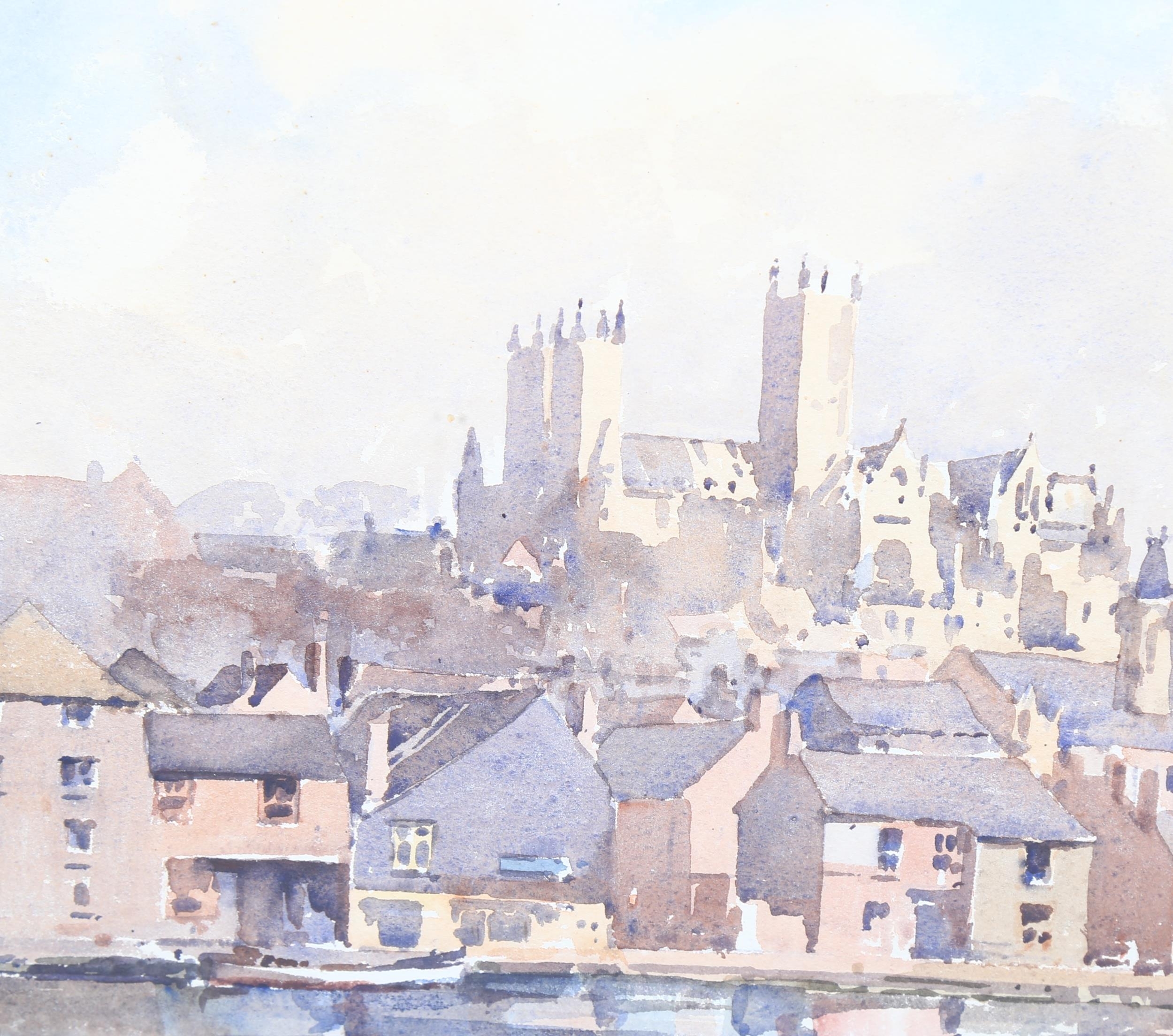 Len Roope | view of Lincoln Cathedral (1971) | MutualArt