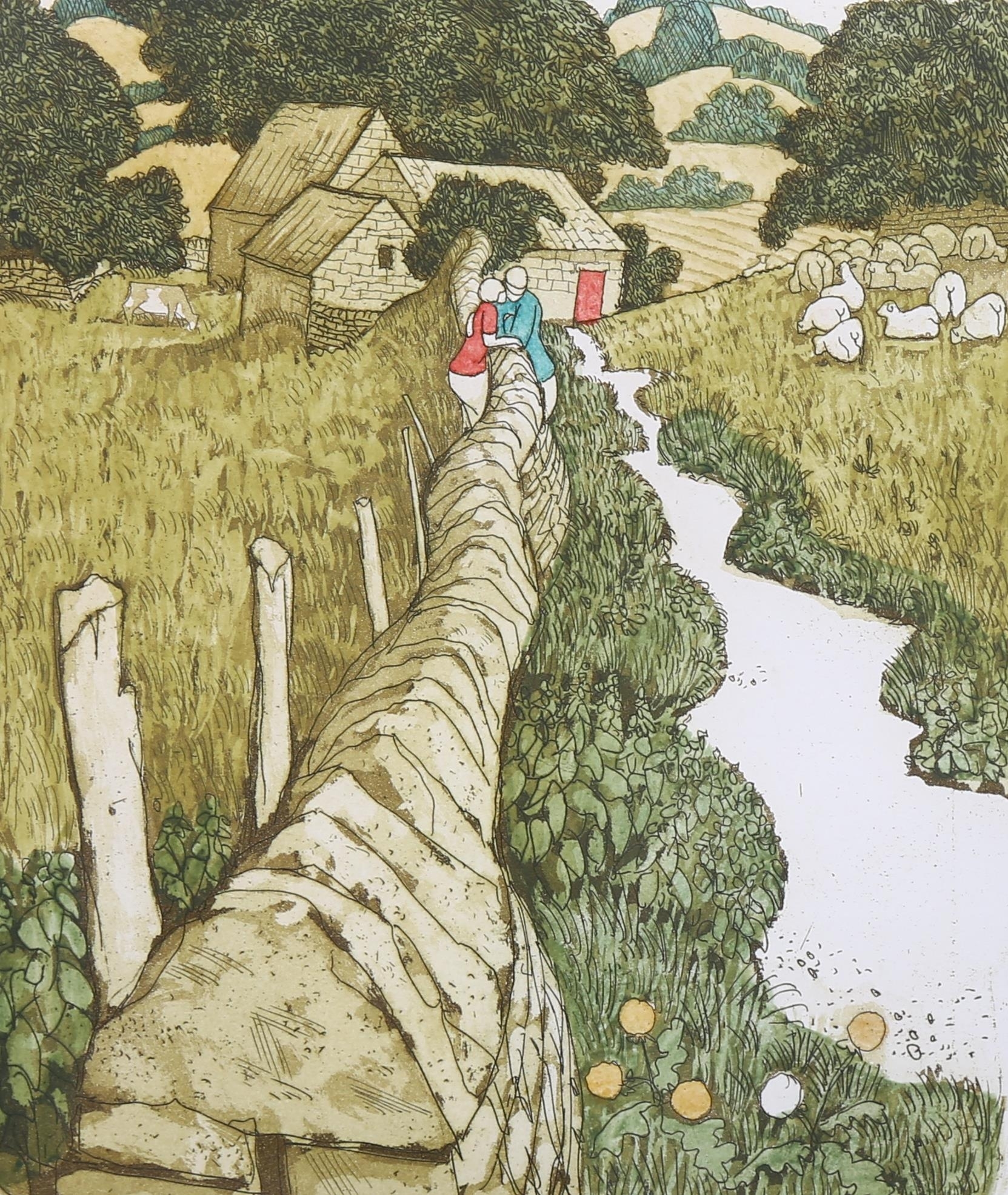 Simon Palmer | 3 limited edition coloured etchings | MutualArt