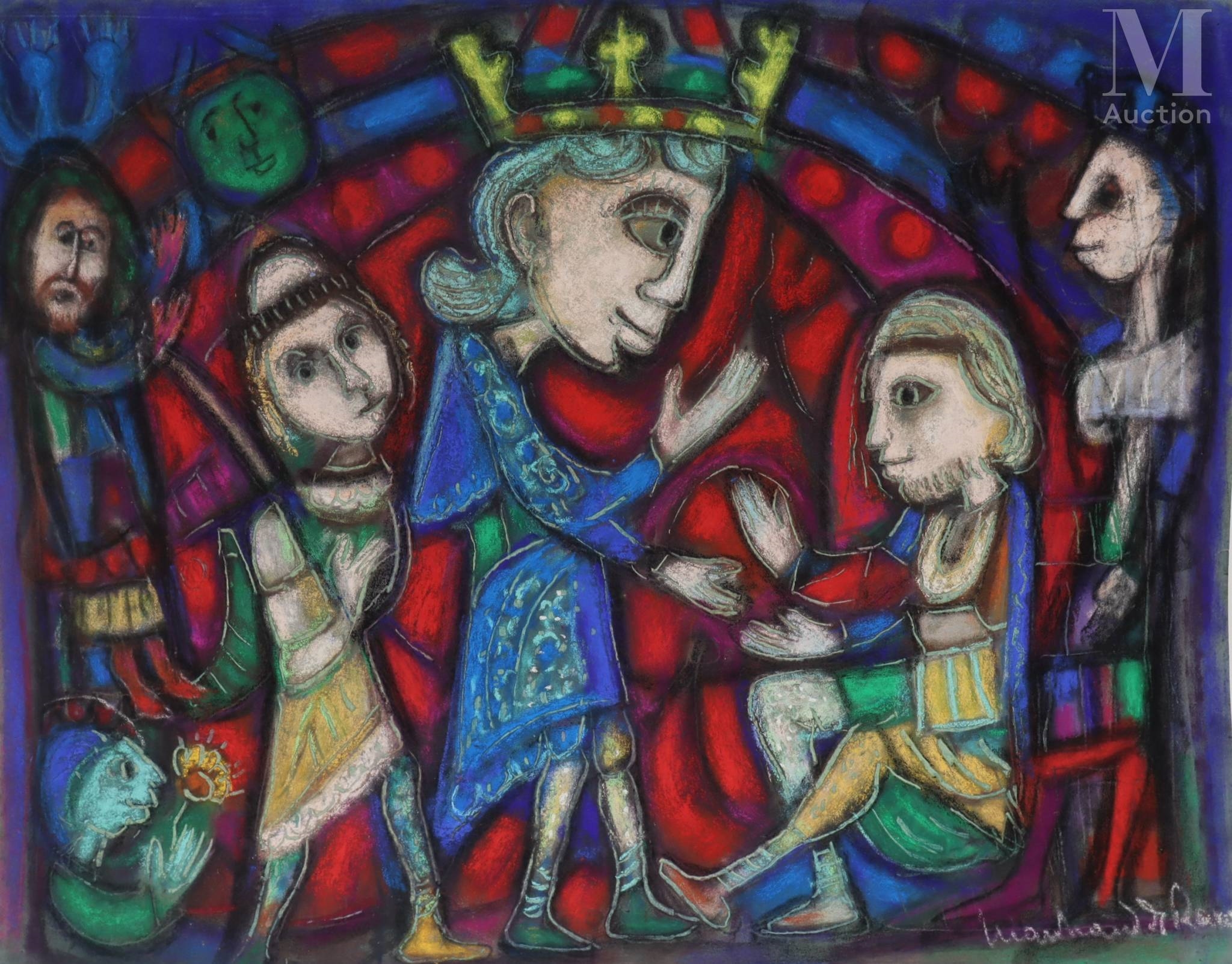 Louis Marchand des Raux | Le vitrail de Chartres | MutualArt