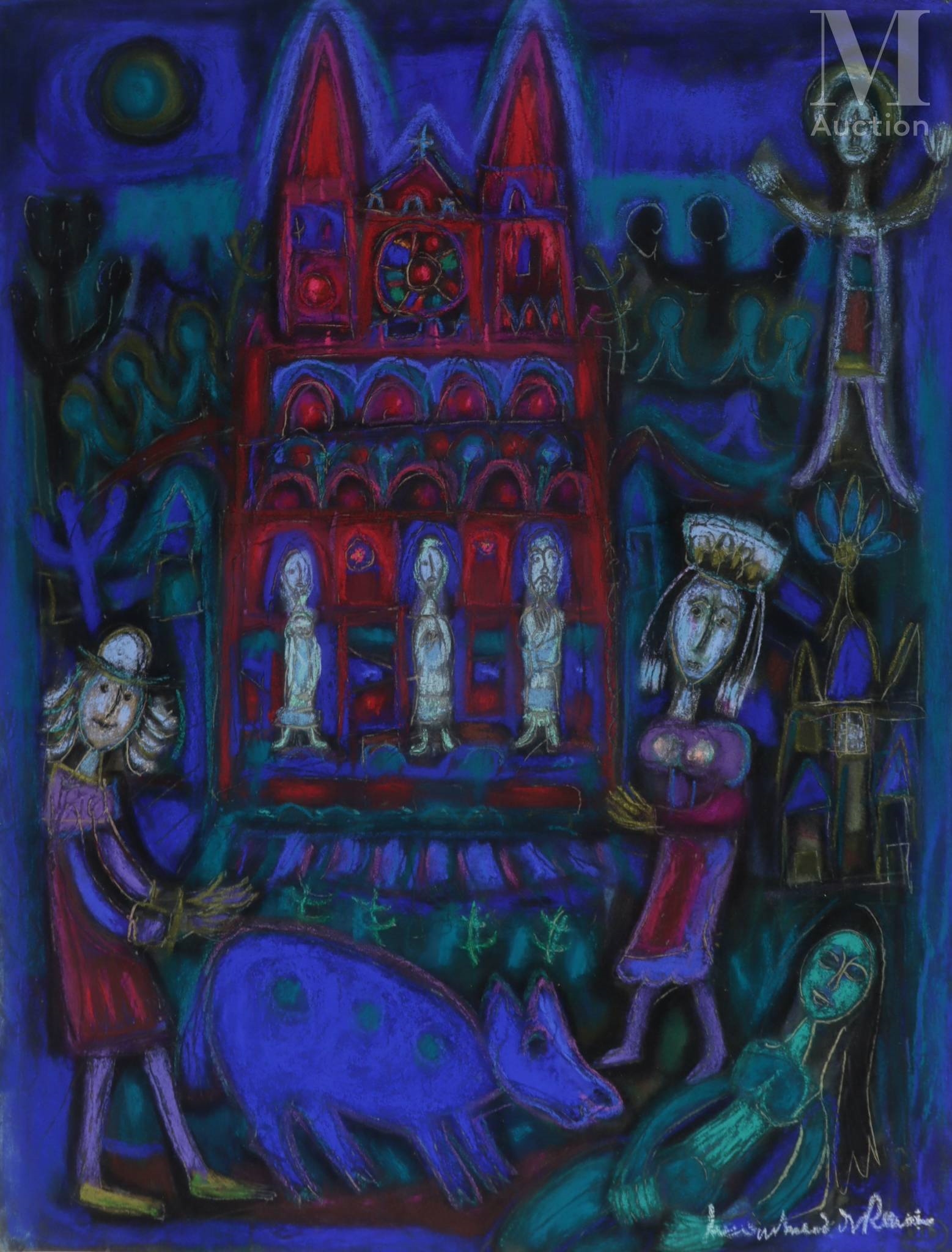 Louis Marchand des Raux | Voilà le loup | MutualArt