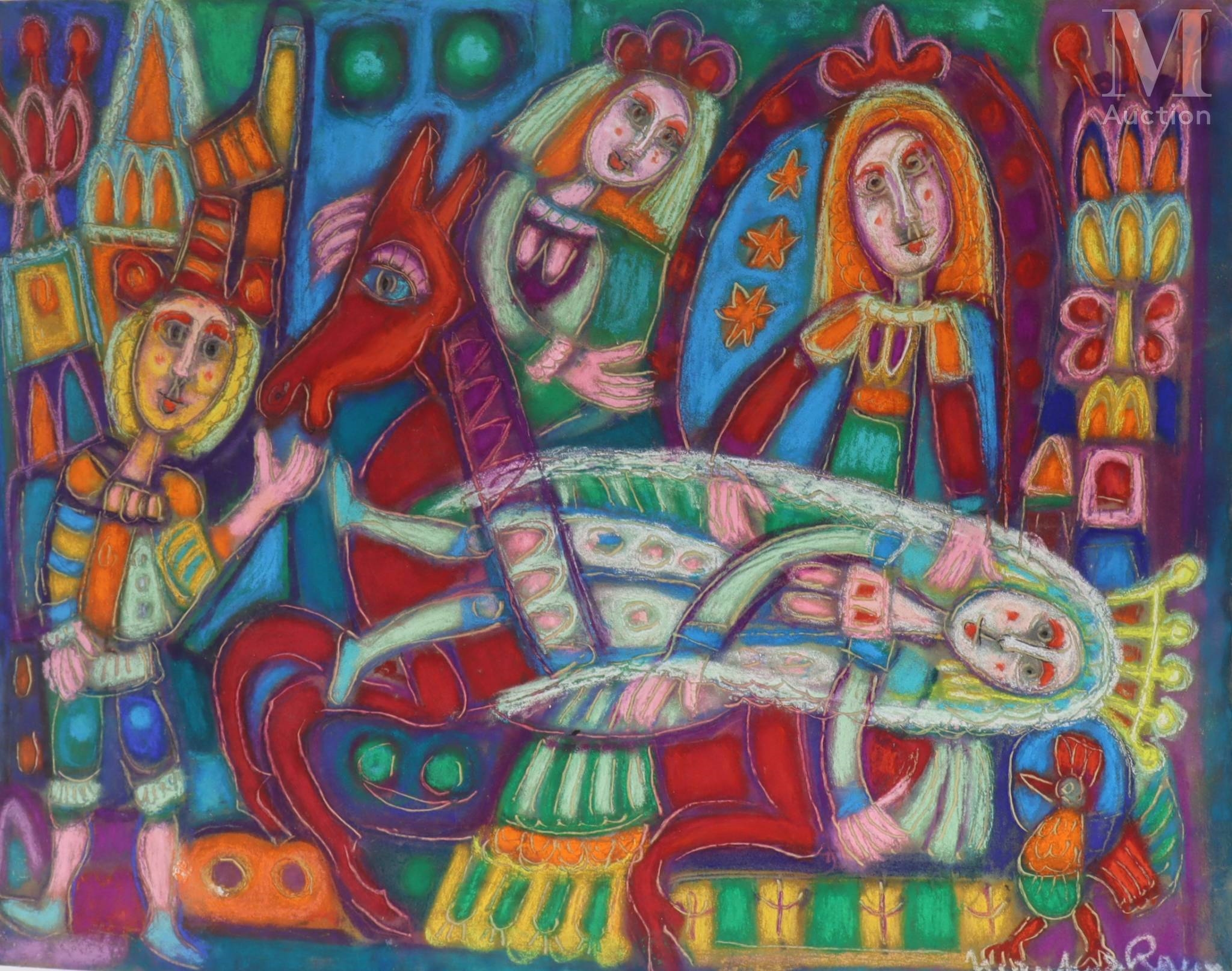 Louis Marchand des Raux | Voilà le loup | MutualArt