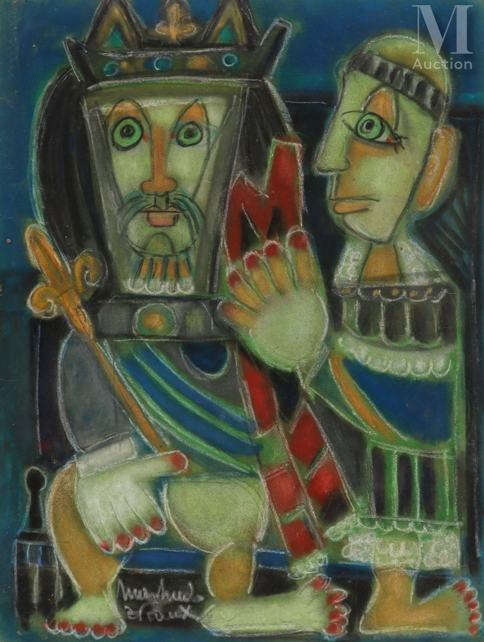 Louis Marchand des Raux | Le Roi Dagobert et Saint-Eloi | MutualArt