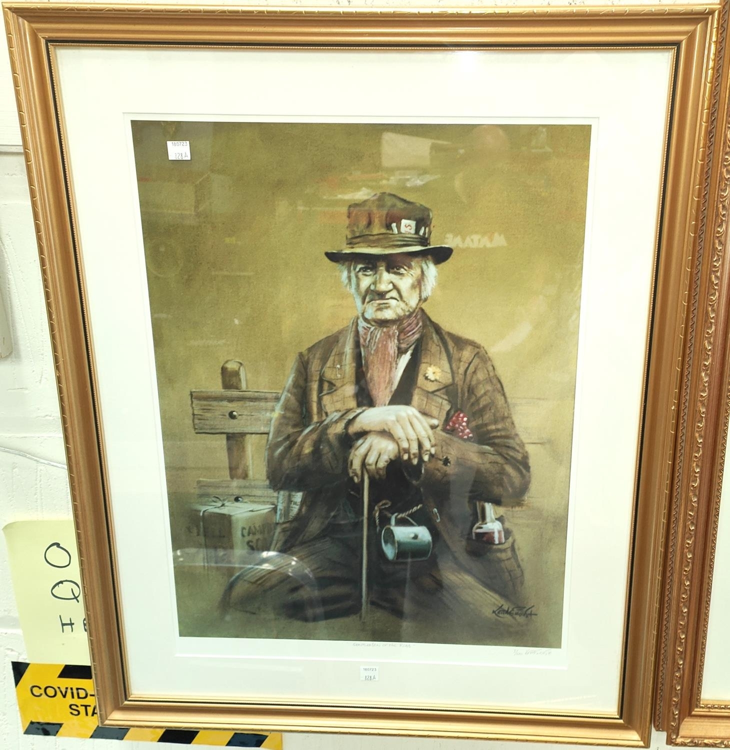 Keith English | Portrait of a seated old man | MutualArt