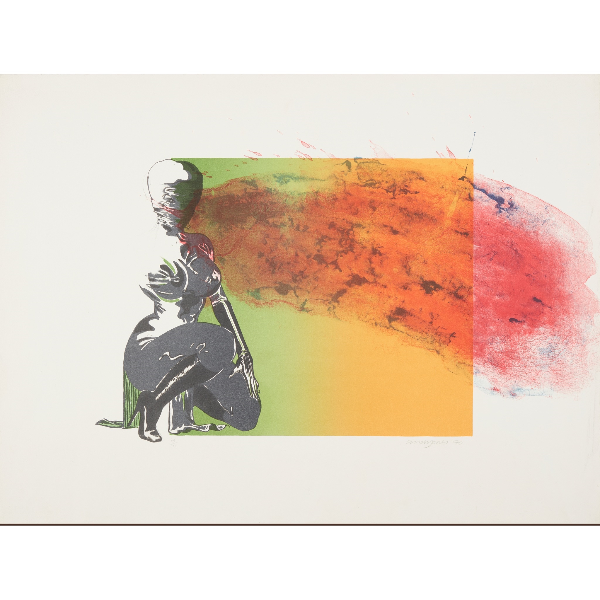 Allen Jones | KNEELING FIGURE II - 1970 (1970) | MutualArt