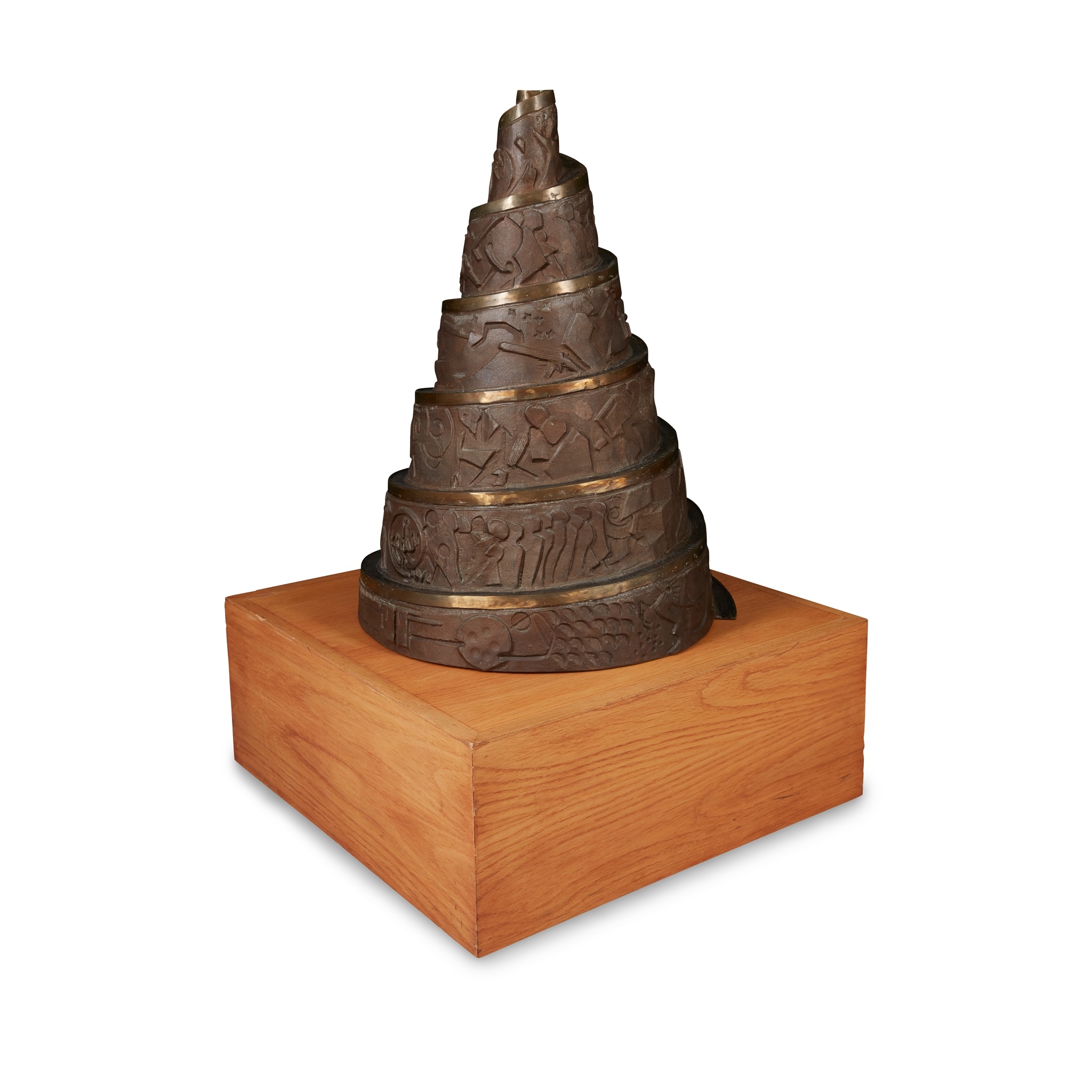 Gerald Laing | BRONZE MAQUETTE FOR SPIRAL TOWER, CUTTERS GARDENS ...