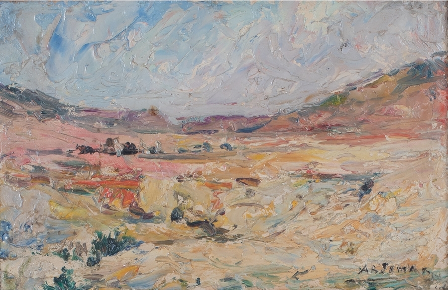Armand G. G. Jamar | Caravane dans le désert (1921) | MutualArt