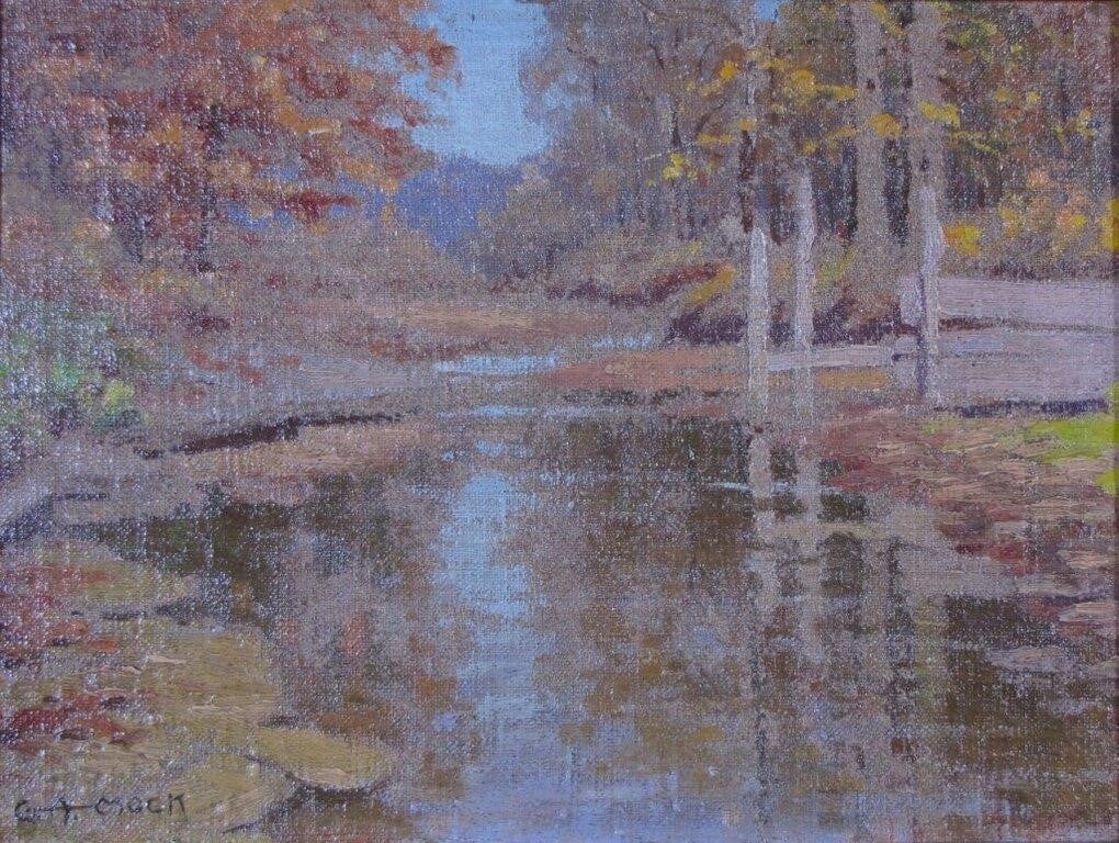 George Andrew Mock | Autumn Pond | MutualArt