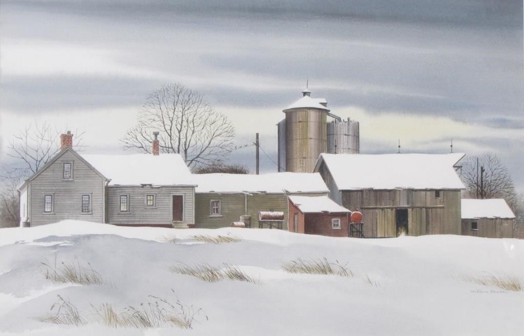 Wilbur M. Meese | Winter Farmstead | MutualArt