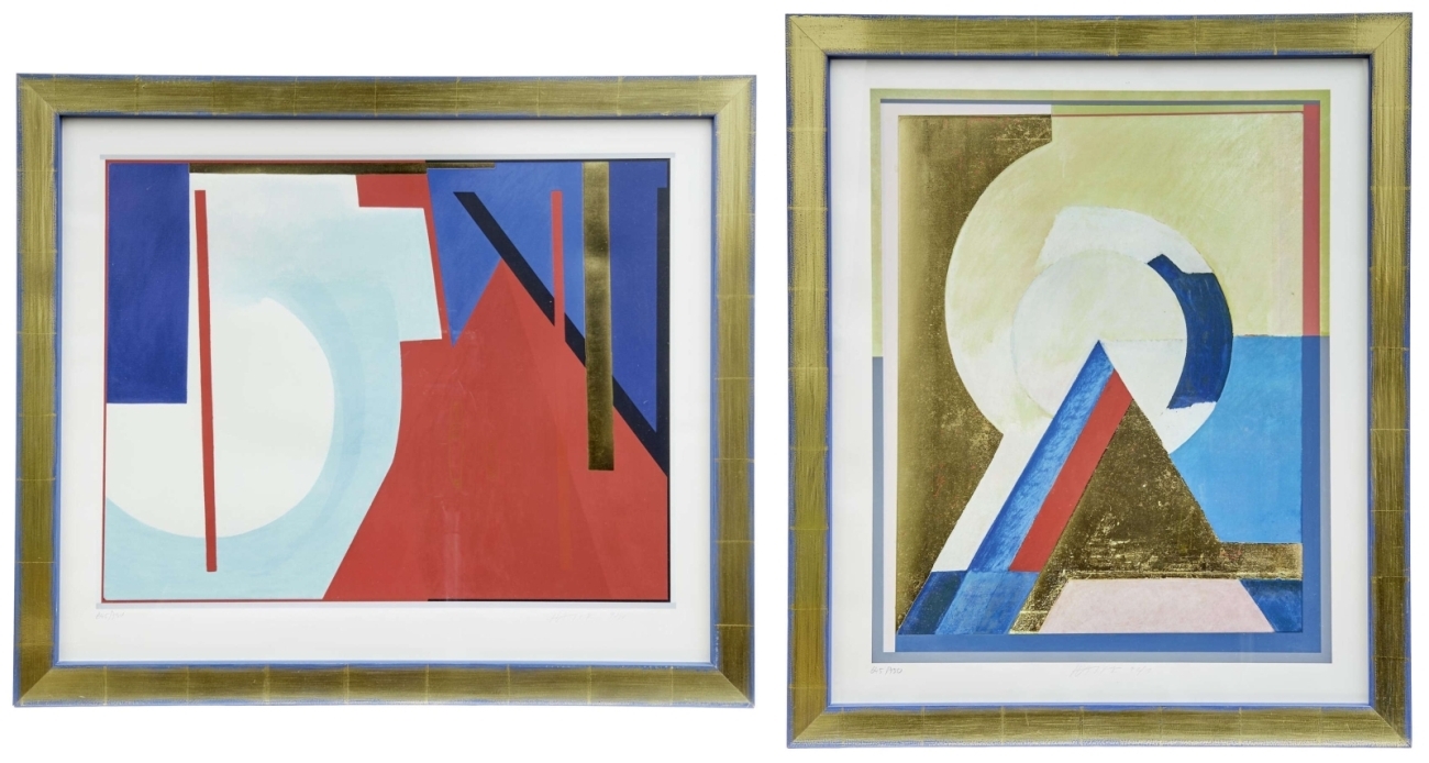 Otto Herbert Hajek | Hajek, Otto Herbert: Zwei geometrische ...