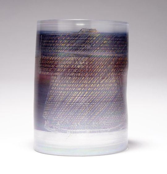 Isgard Moje-Wohlgemuth | Large cylindrical vase ''Kimono | MutualArt