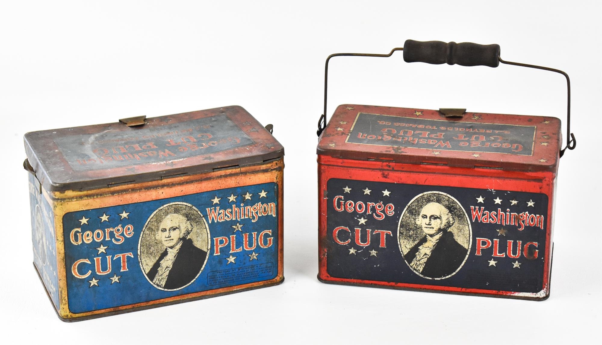 Georges Washington | GEORGE WASHINGTON CUT PLUG TOBACCO TINS (1910 ...