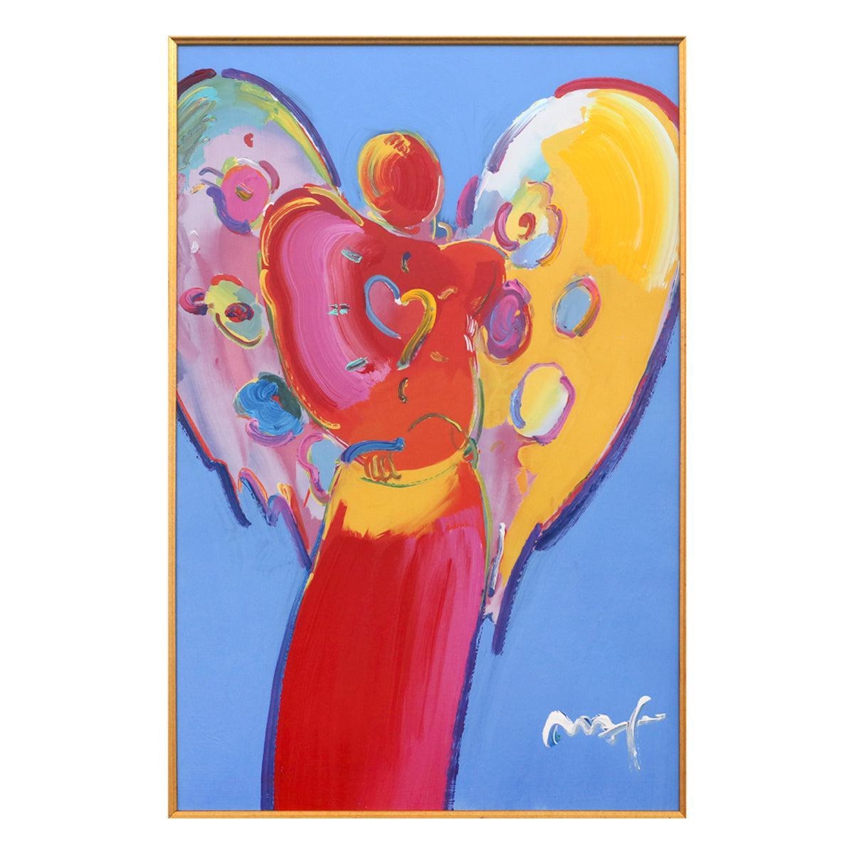 Peter Max | Angel With Heart | MutualArt