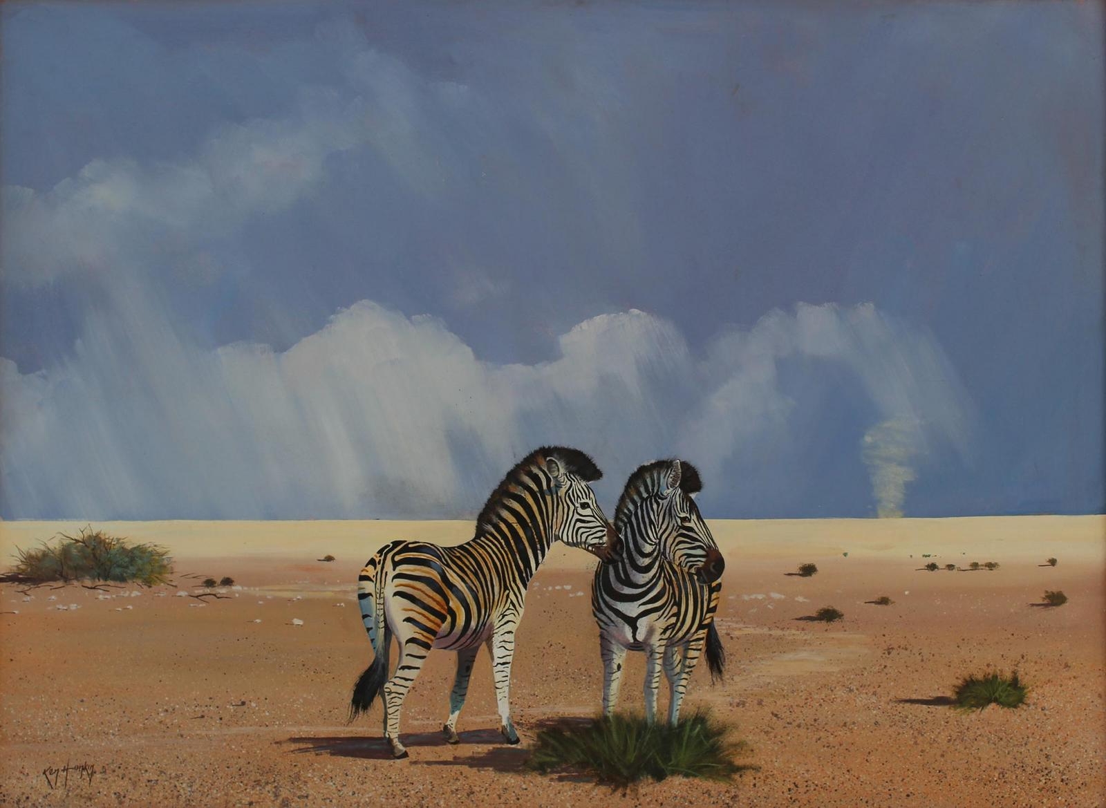 Ken Hunkin | ZEBRAS | MutualArt