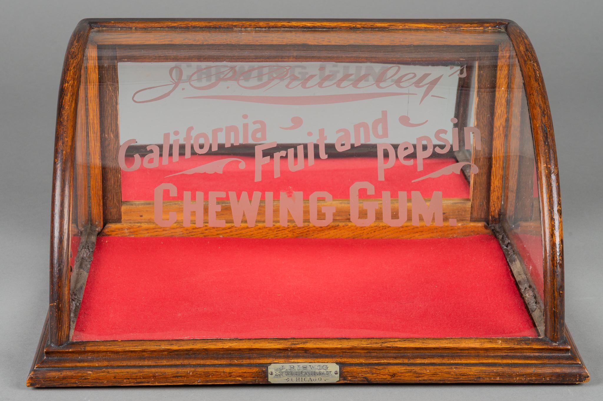 P. Grimley | Vintage general store display case for J.P. Grimley's ...