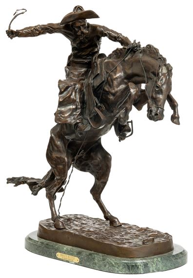 Frederic Remington | Bronco Buster | MutualArt