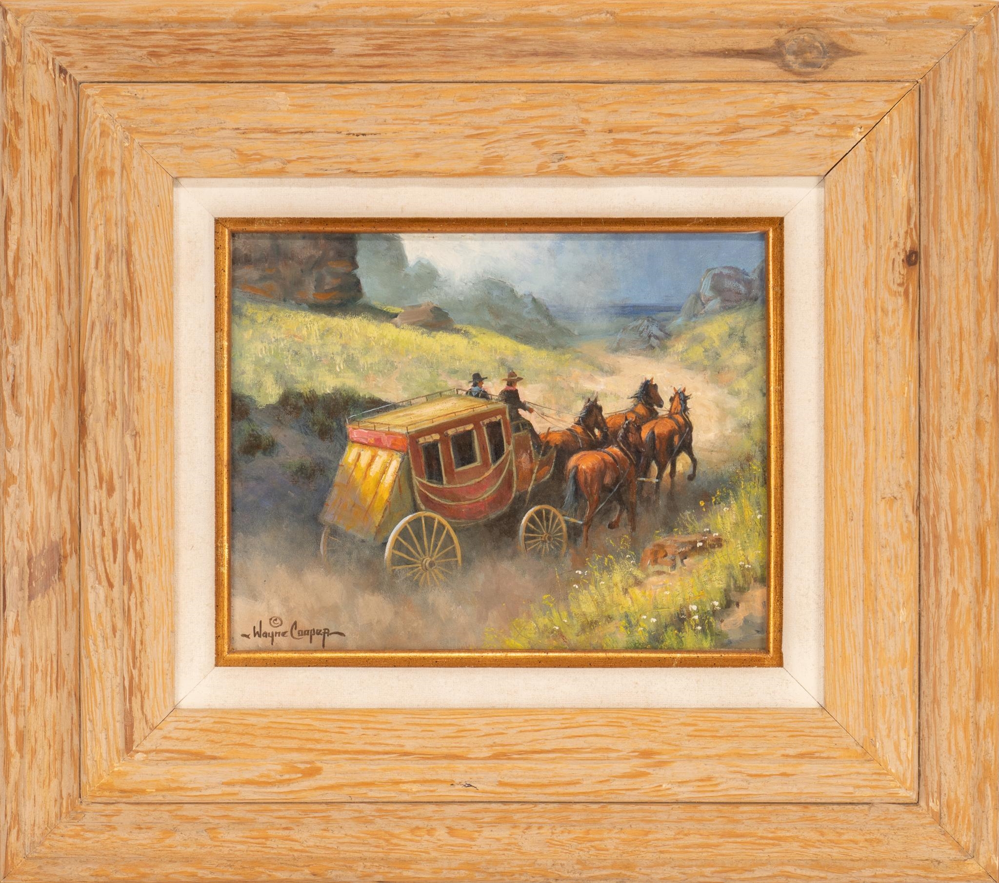 Wayne Cooper | Stagecoach in the Countryside | MutualArt