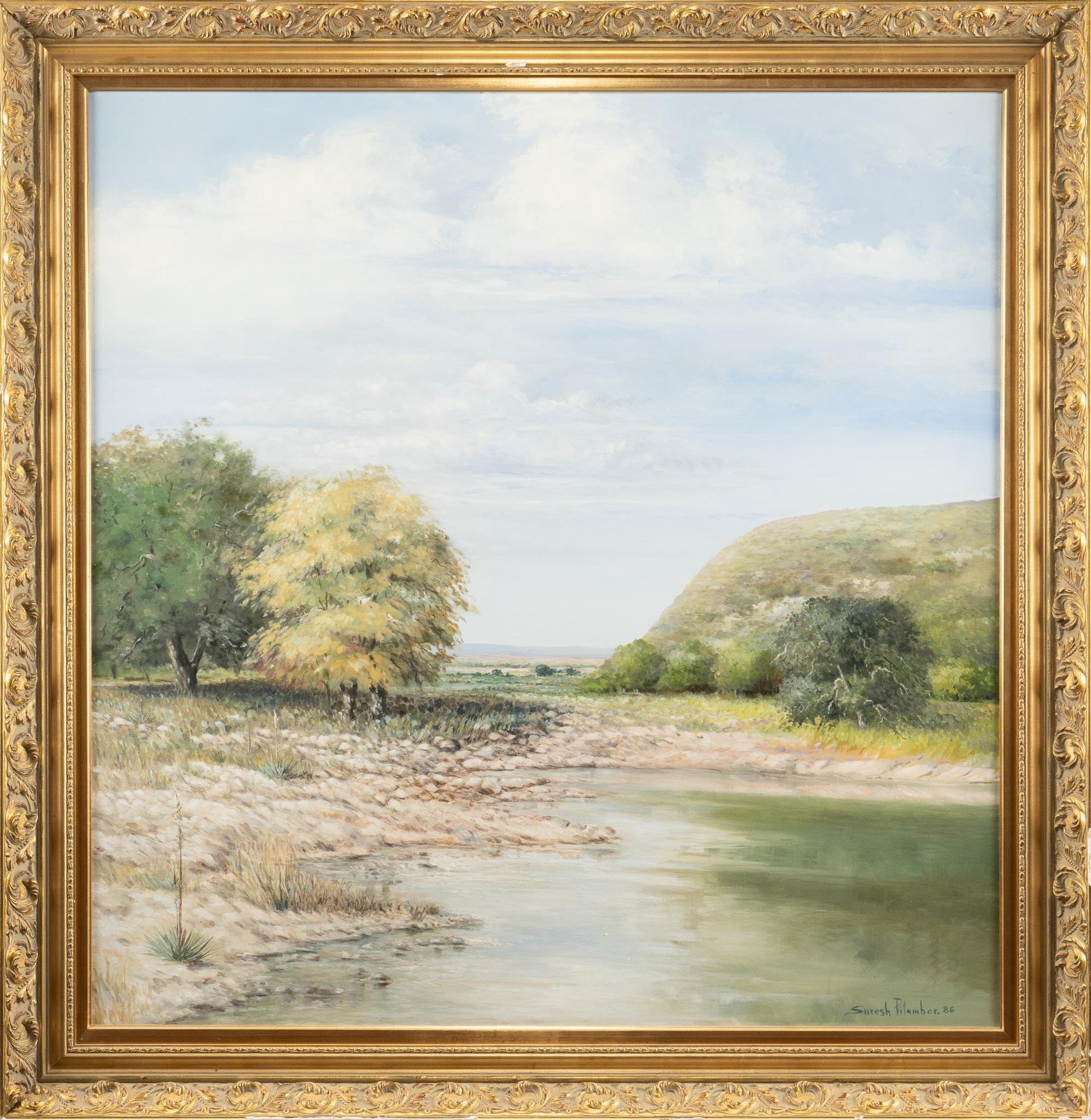 Suresh Pitamber | Hill Country Pond (1986) | MutualArt