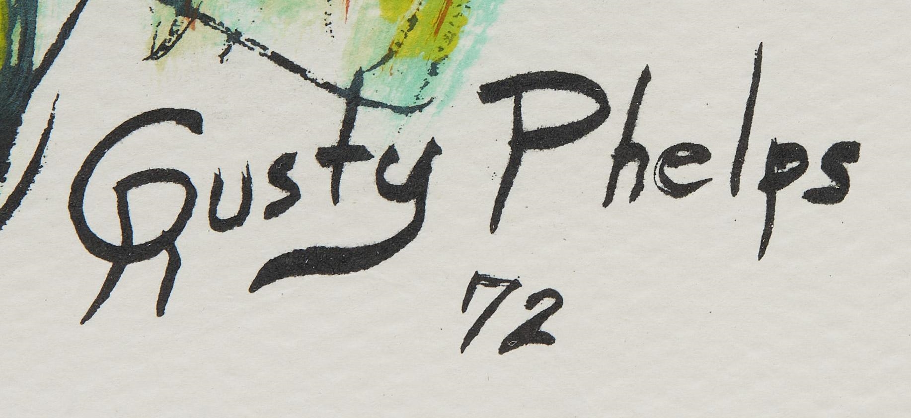 Rusty Phelps | (2) Cowboy and Native American Portraits | MutualArt