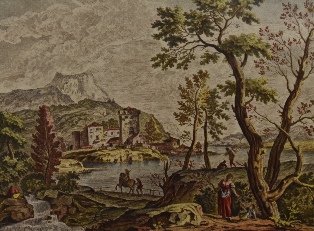 Italian School | Three Italianate landscapes | MutualArt
