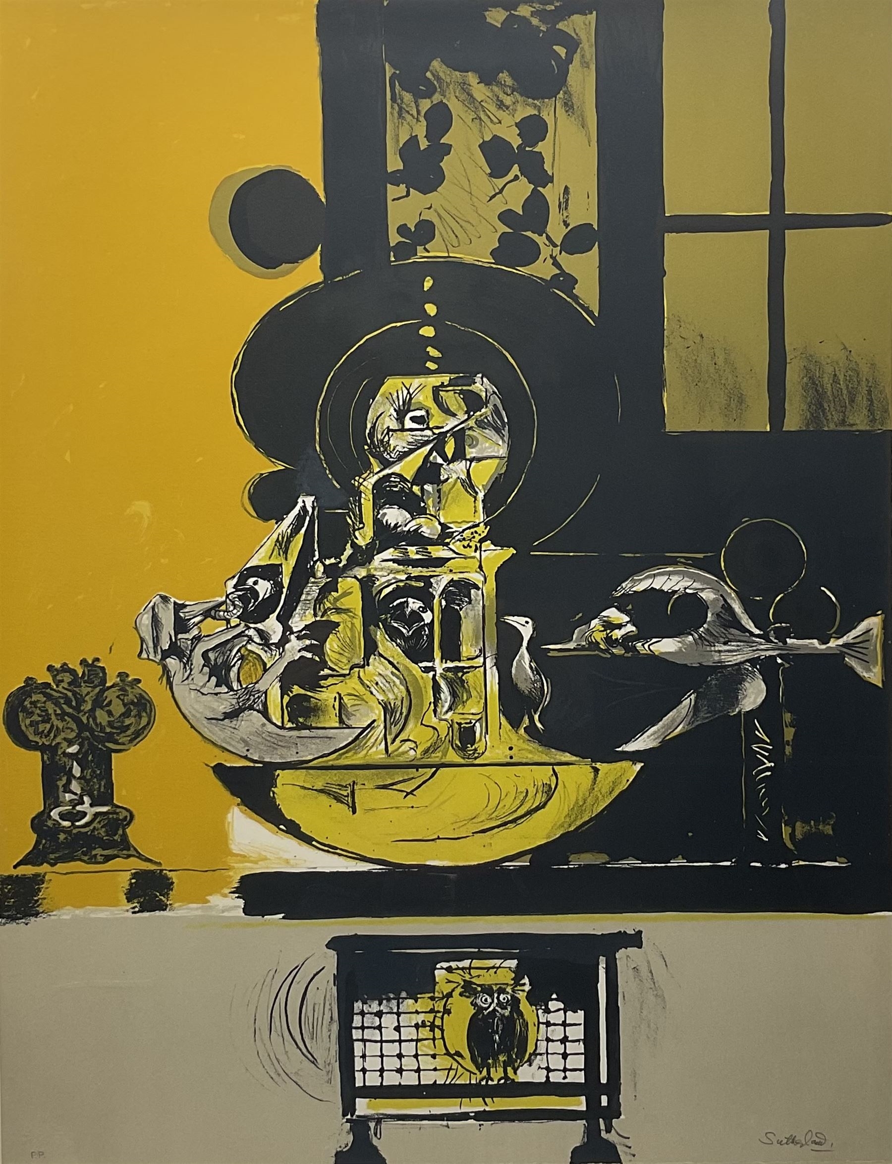 Graham Sutherland | Herons (1938) | MutualArt