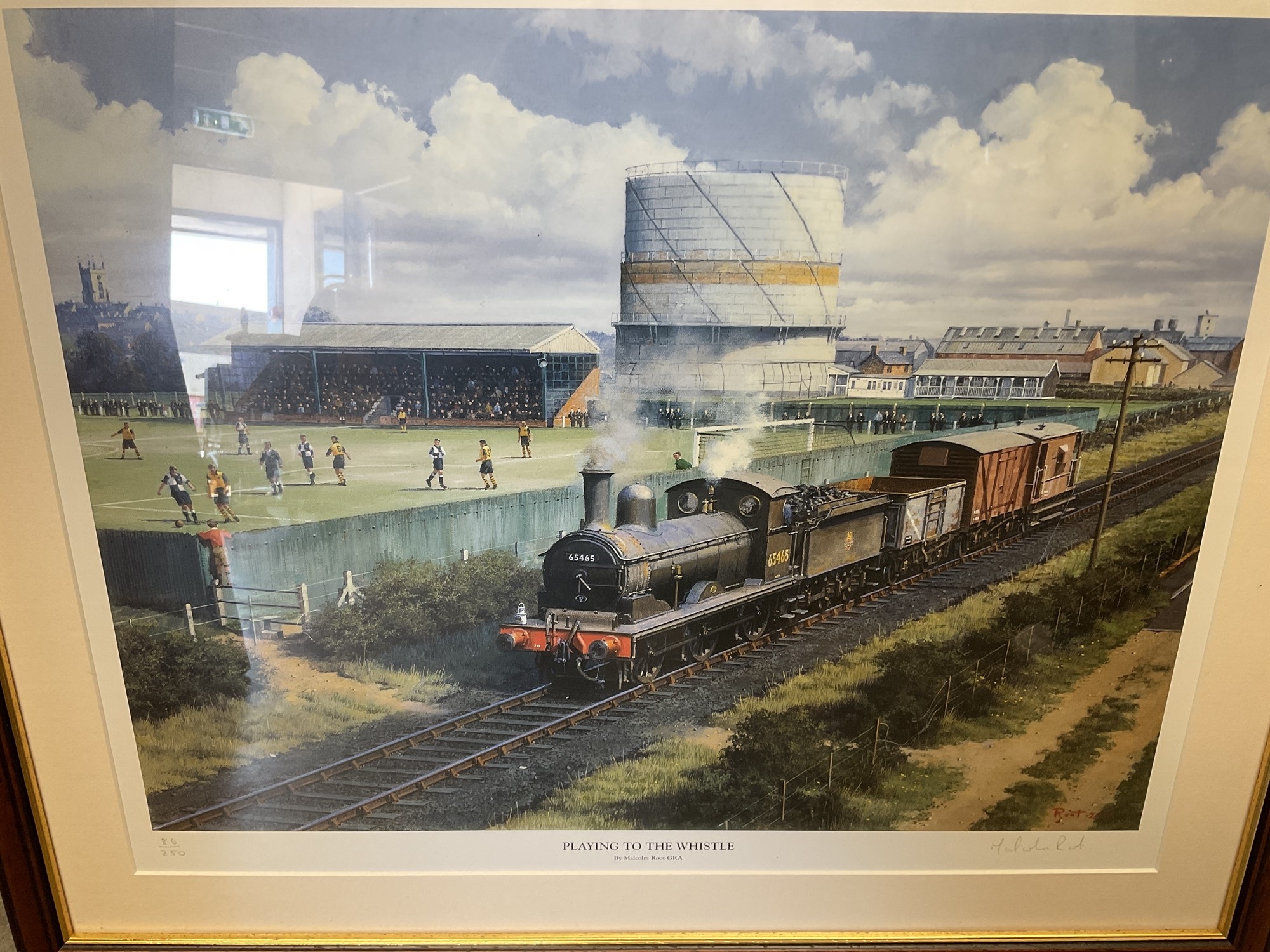 Malcolm Root | Set of three Malcolm Root signed prints of steam trains ...