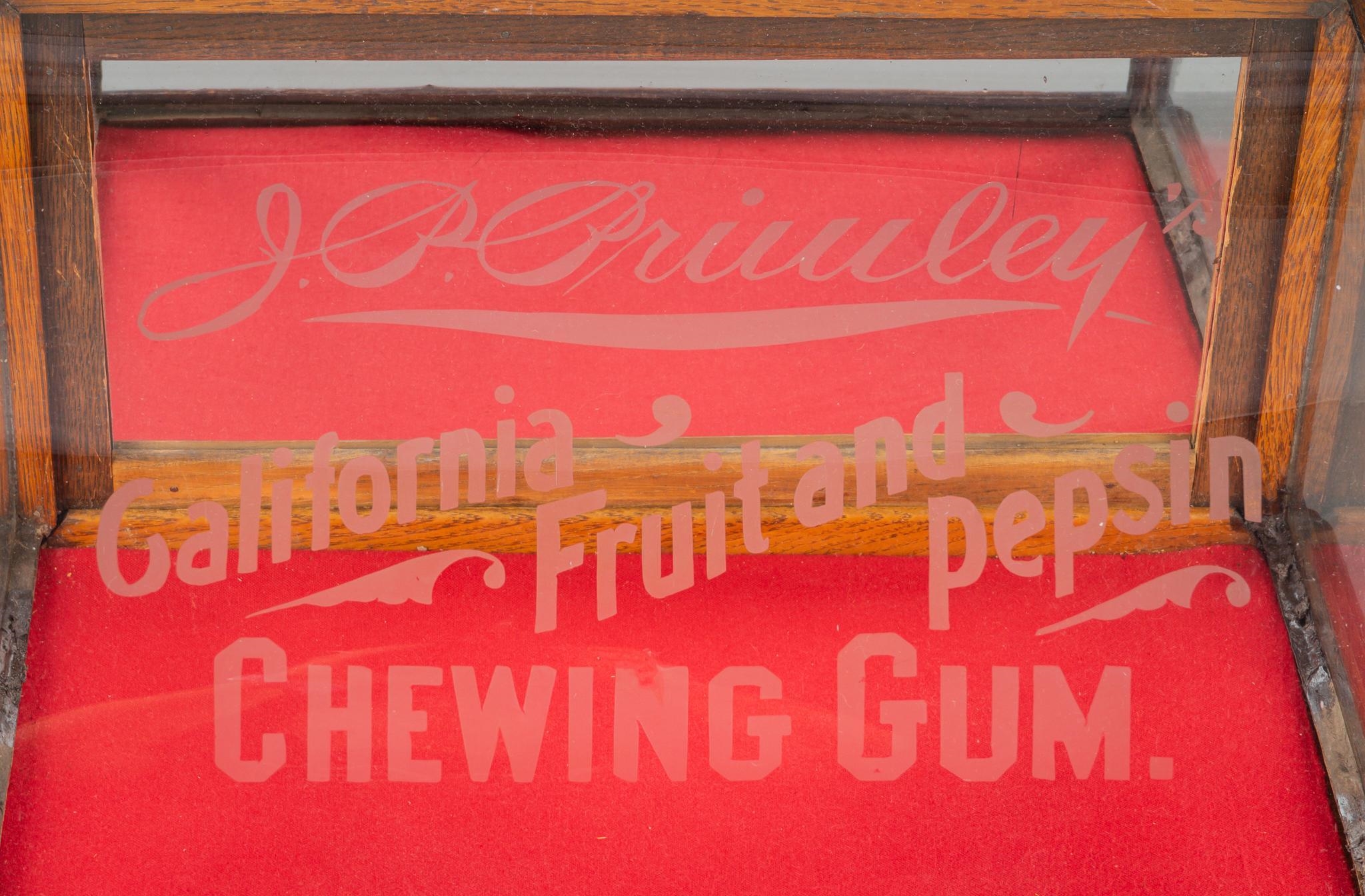 P. Grimley | Vintage general store display case for J.P. Grimley's ...