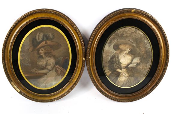 George Morland | Delia in Country and Delia in Town | MutualArt