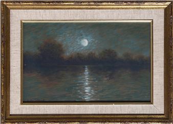 Edward Pritchard | Moonlight on Water (Circa 1910) | MutualArt